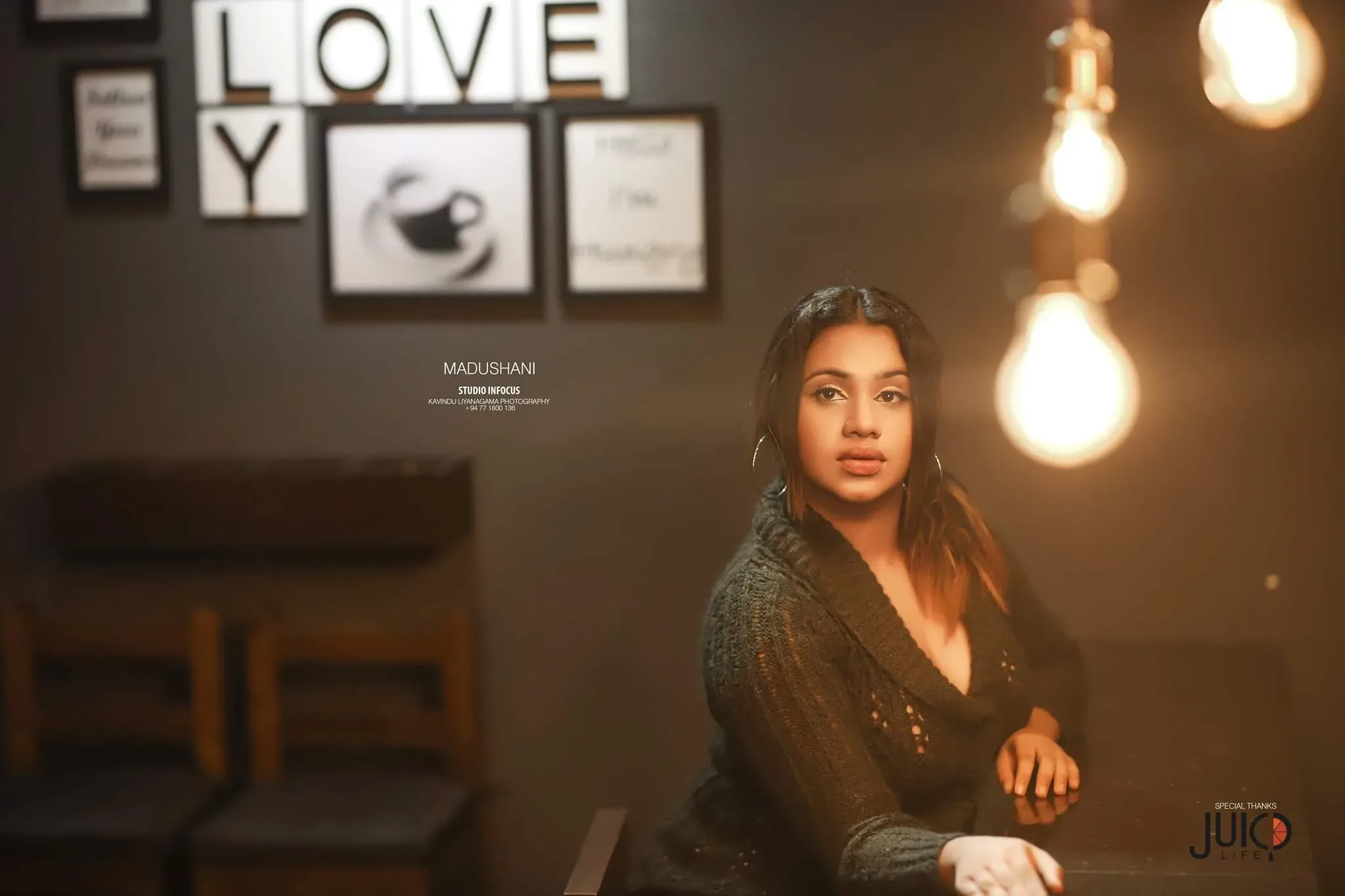 Sri Lankan Actress Madhushani Hot Photoshoot in Black