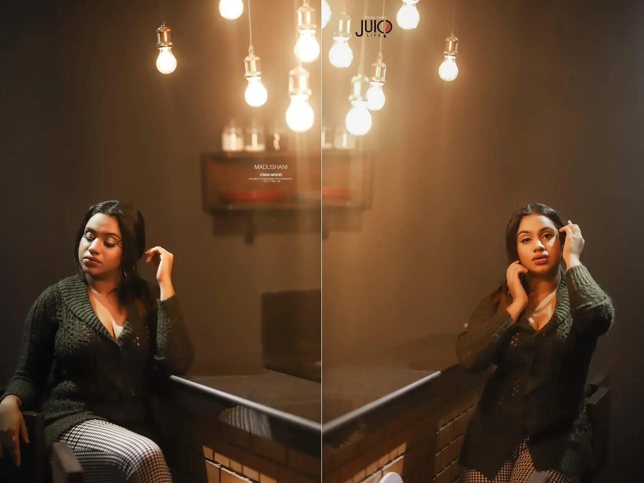 Sri Lankan Actress Madhushani Hot Photoshoot in Black